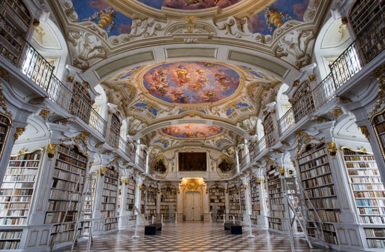 See the World’s Largest Monastery Library in Austria | artFido