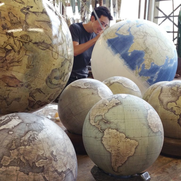 Painstakingly Hand Crafted World Globes By One of the Last Globemakers ...