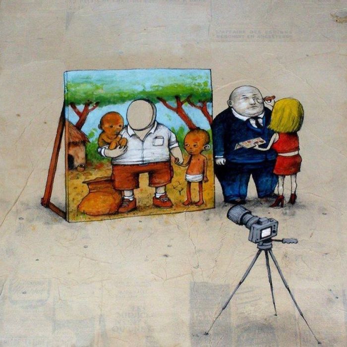 Controversial Illustrations By The Illusive French Artist Known as Dran ...