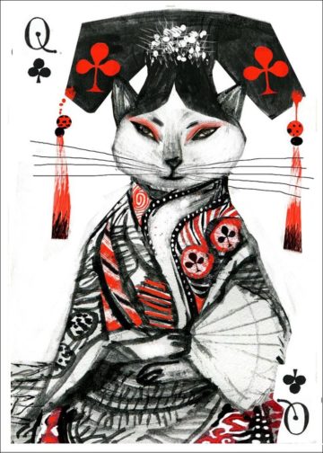 Illustrator Creates the Cat Playing Cards For the Cat Lover That Has ...