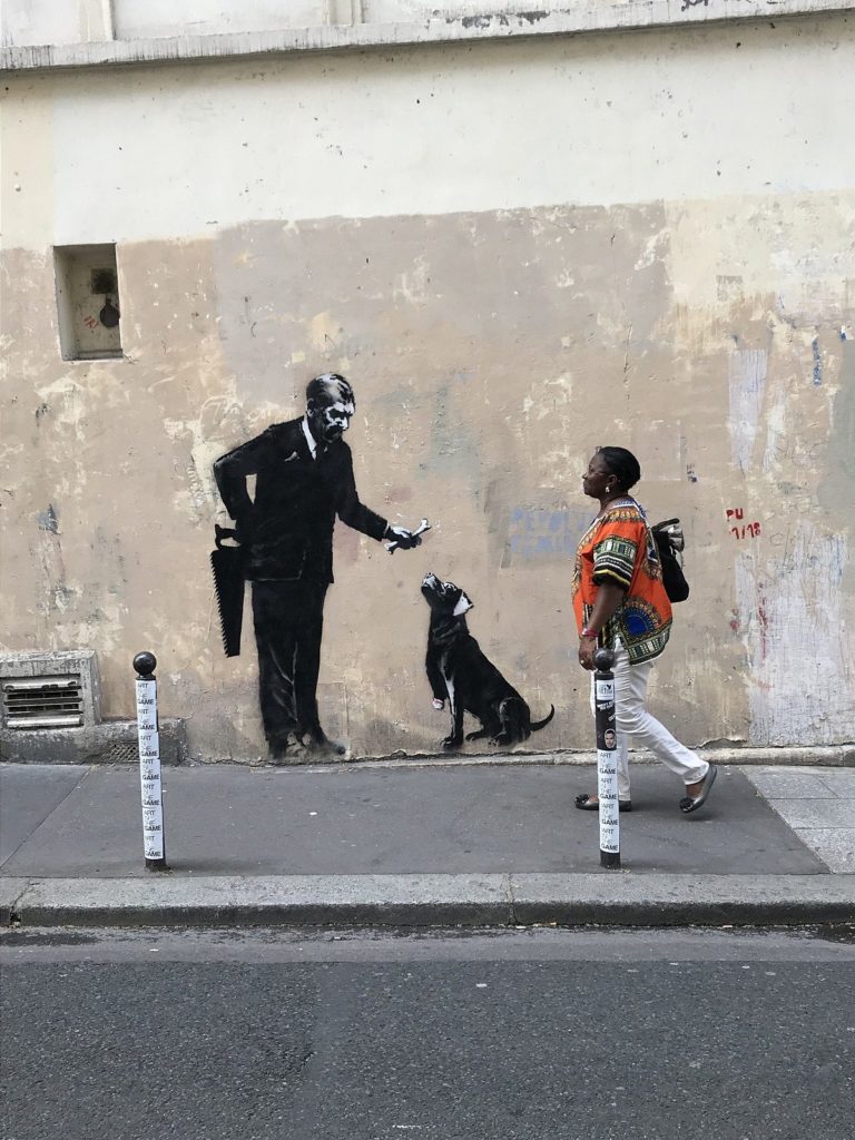 Banksy is Back and Taking on Paris With Sharp Political Criticism | artFido