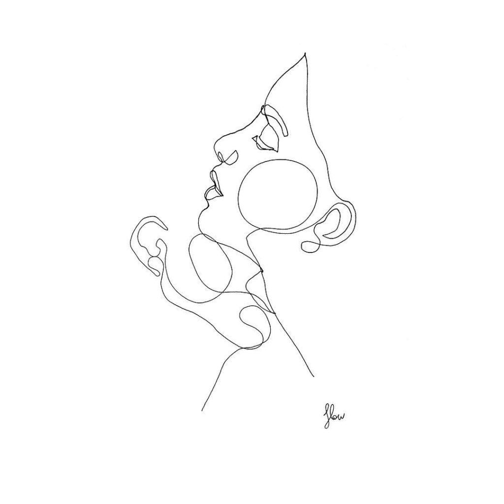 Artist Uses Simple Line Drawings To Capture A Couple's Intimate Moments ...