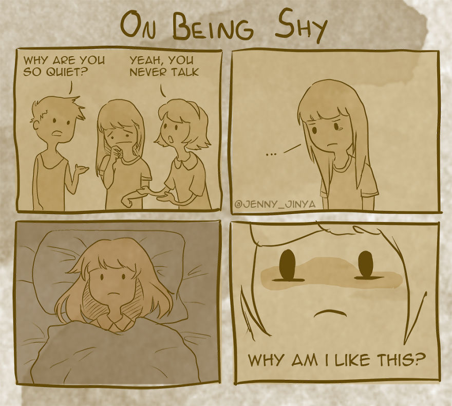 Incredibly Shy Artist Illustrates A Comic Strip In An Attempt to ...