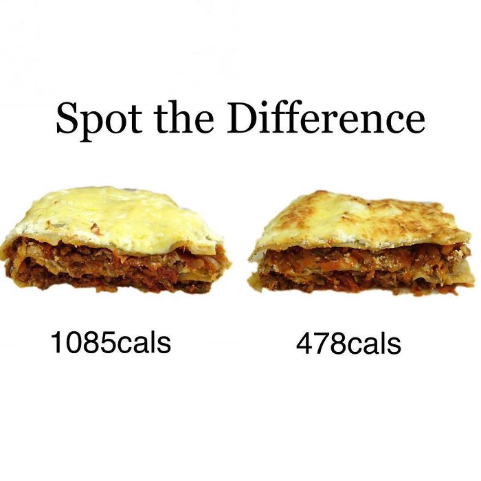 Photo Series Shows How The 'Same' Meal Can Have A 400+ Calorie ...