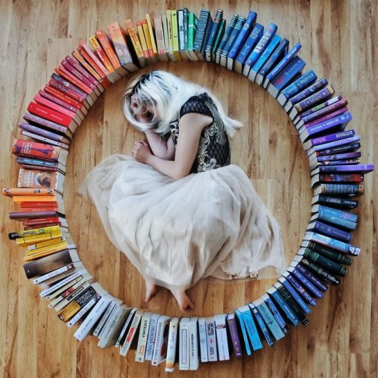 This Ultimate Book-Lover Turns Her Massive Library Of Books Into Art ...