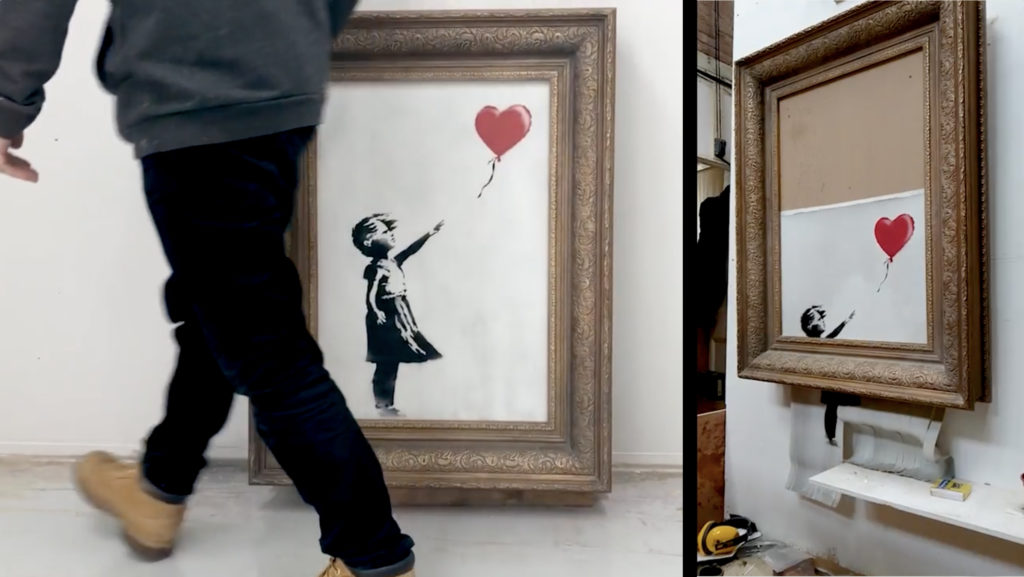 EXCLUSIVE: Banksy Shredding - Director's Cut - YES it Really Got ...