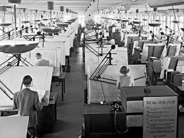 Vintage Photographs Show How People Worked Before AutoCAD Was Invented ...