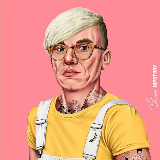 Cheeky Illustrator Reimagines Iconic Artists as Modern-Day Hipsters ...
