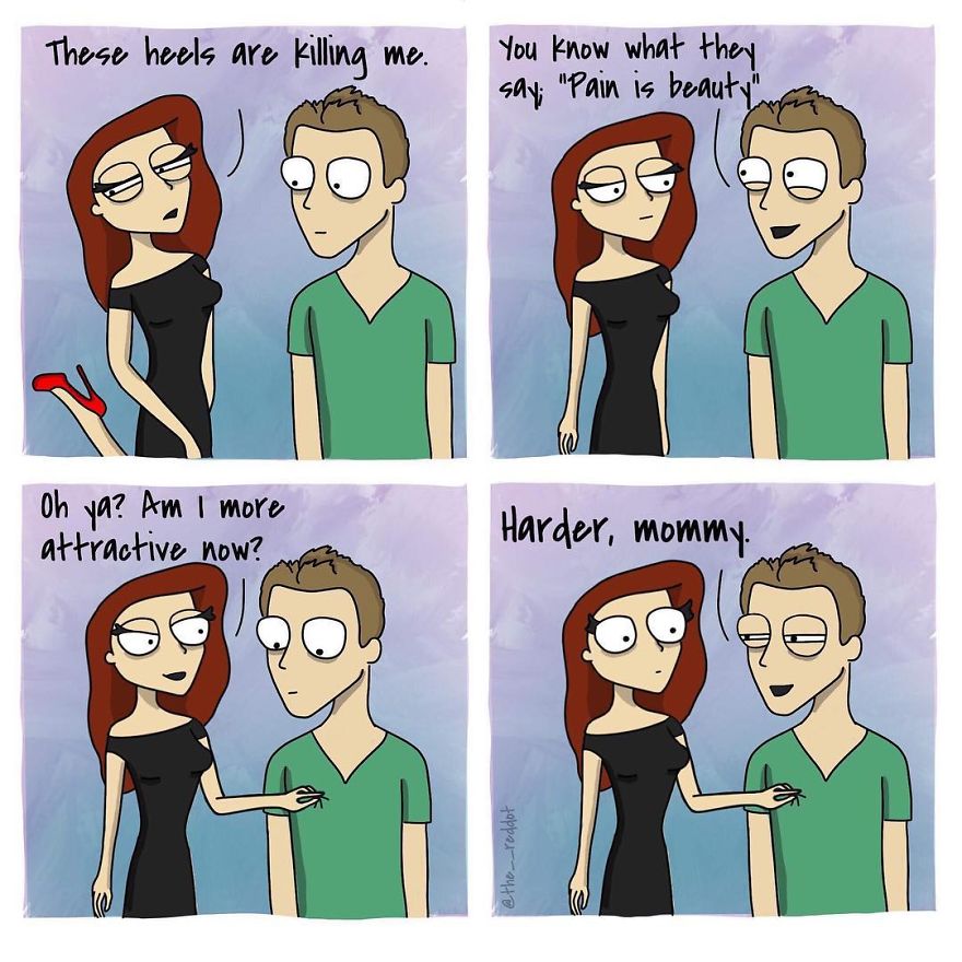 Artist Creates Inappropriate Comics That You’d Never Show Your Grandma ...