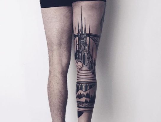 Stunning Tattoos Inspired by the Majestic Beauty of Architecture | artFido