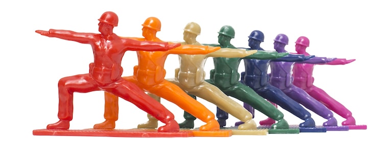 Rainbow Joes Are Tiny Army Men Toy Soldiers In Rainbow Colors | artFido