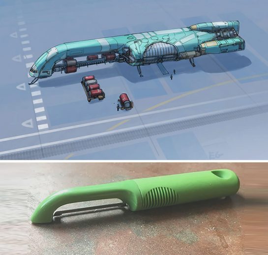 Artist Turns Everyday Objects Into Spaceship Designs, And The Result Is ...