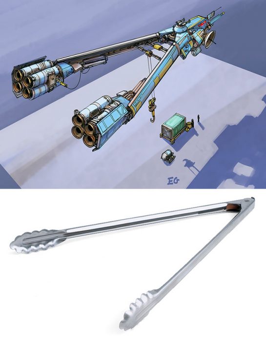 Artist Turns Everyday Objects Into Spaceship Designs, And The Result Is ...