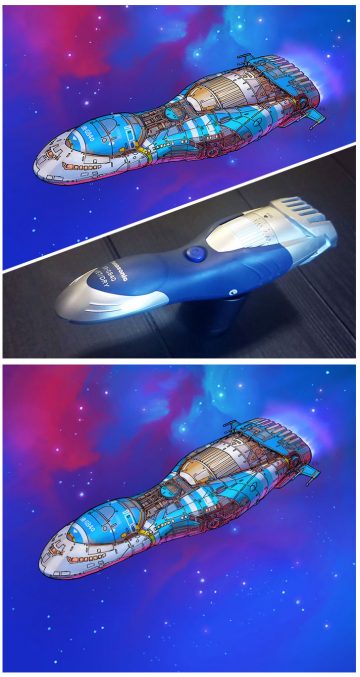 Artist Turns Everyday Objects Into Spaceship Designs, And The Result Is ...