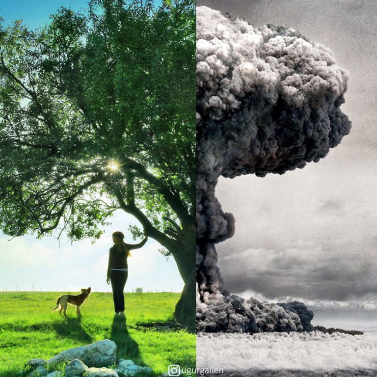 Turkish Artist Captures The Heartbreaking Contrast Between The Two ...