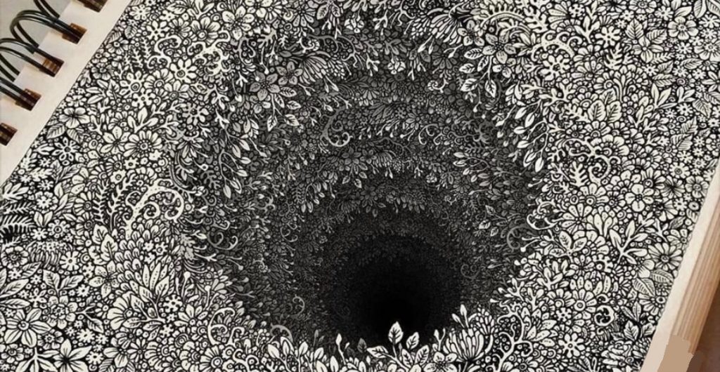 Artist Fills The Pages Of His Sketchbook With Amazingly Tiny Doodles To ...