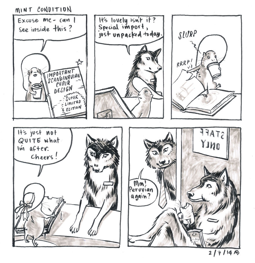 The Customer Service Wolf Will Make You Laugh Out Loud If You've Ever ...