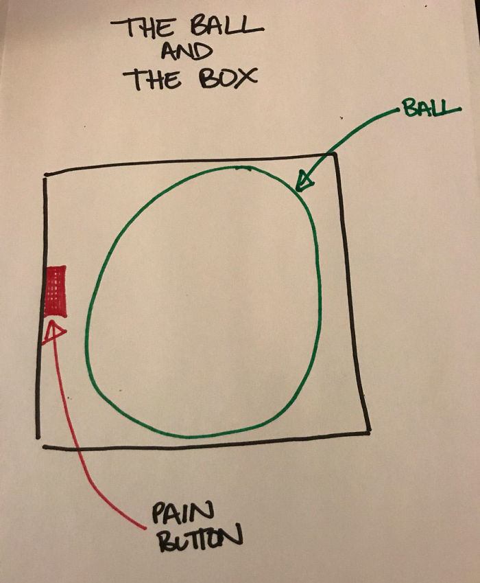 Woman Shares The ‘Ball In The Box’ Analogy Her Doctor Taught Her To ...