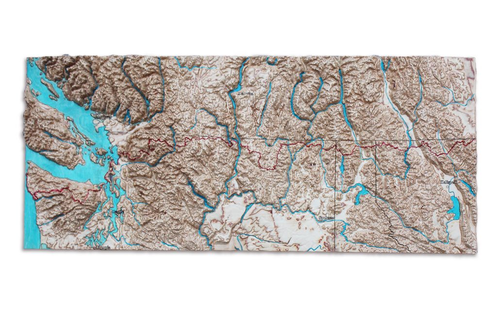 Geologist cuts 3D maps in wood to show how incredibly beautiful our ...