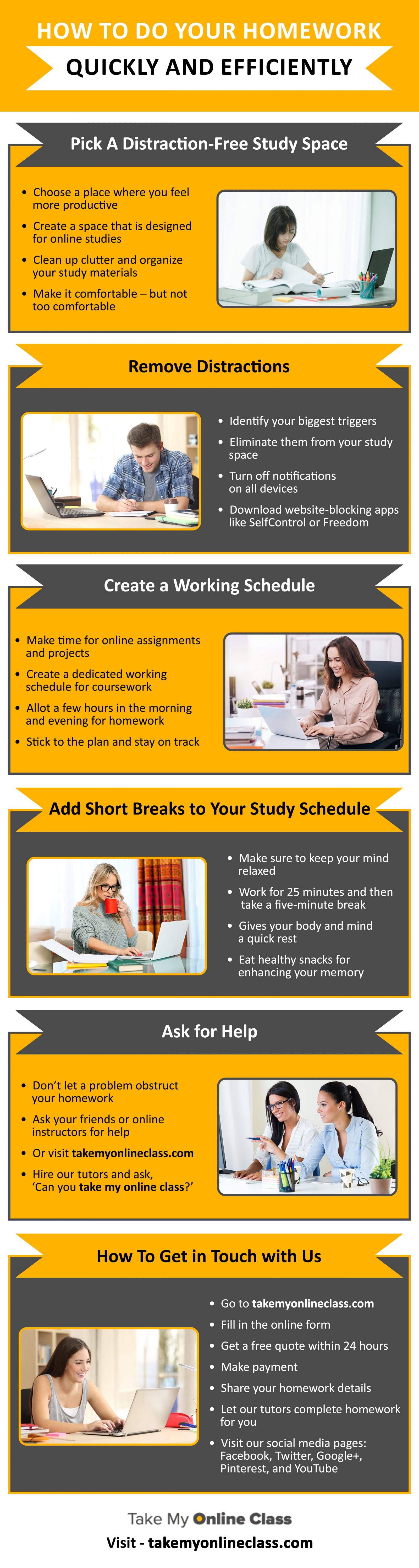 Infographic: Five Powerful Tips To Complete Your Homework | artFido