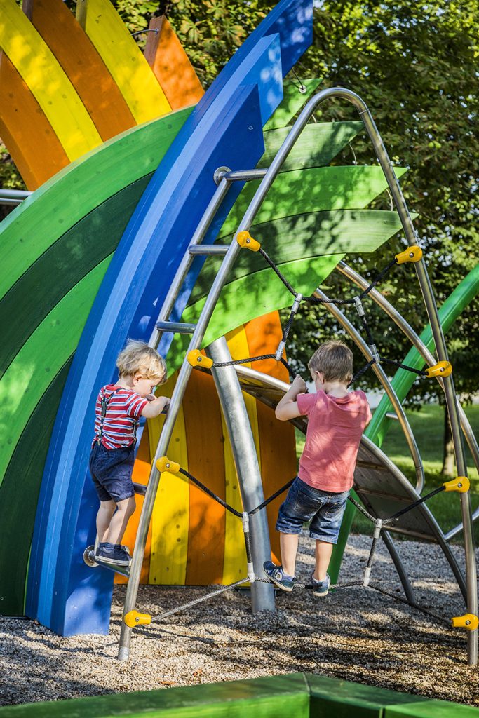 Unique colorful playground | artFido